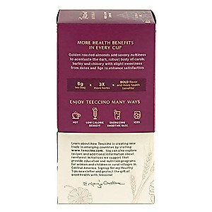 Teeccino Chocolate Lover’s Tea Variety Pack – Dark chocolate, Chocolate, Chocolate Mint – Roasted Herbal Tea That’s Caffeine Free & Prebiotic for Natural Energy, 25 Tea Bags (Pack of 3)