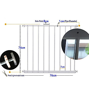 Window Guards for Children, Adjustable Wide Child Safety Window Guard Prevents Accidental Falls, Home Security Childproof Interior Bar Guard for Windows Wide 36.22" - 61.41"(2 Panels)
