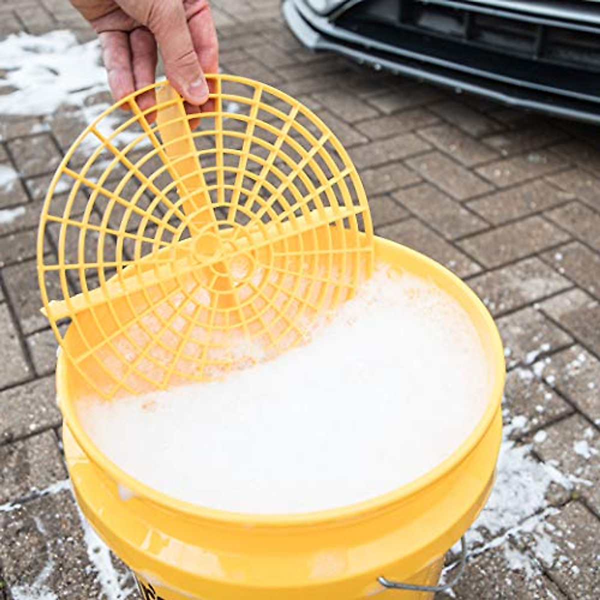 Meguiar's ME RG203 Yellow Large Car Wash Bucket 5US Gallon