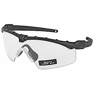 Oakley SI Ballistic M-Frame 3.0 Polarized Rectangular Sunglasses, [Black], One Size