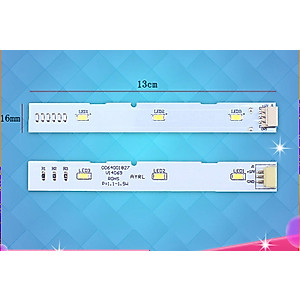 HMHAMA 2PCS Refrigerator Freezer LED light Board Compatible for Haier Refrigerators Front-door LED Light Board Replacement BCD-575WDBI 0064001827