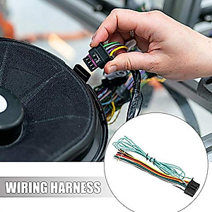 X AUTOHAUX Car Stereo CD Player Wiring Harness Wire Radio Adapter Install Plug 16 Pins for Pioneer