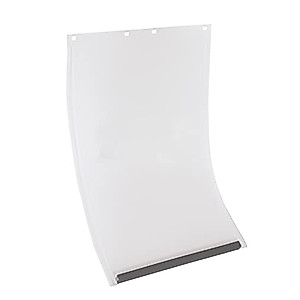 Best Pet Flap Medium Non PVC Compatible w/PetSafe PAC11-11038 - 8 1/8" x 12 7/8" Longer Lasting, Most Energy Efficient, Less Shrinkage, BPA Free