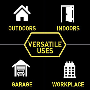 GRIP MASTER Durable Tough Natural Rubber Doormats, 29x17 Size, Waterproof Boots Scraper Mats, Commercial Heavy Duty Indoor Outdoor Door Mat for Winter Snow, Low-Profile Easy Clean, Gray Quatrefoil