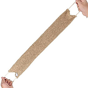 INGVY Dry Brushing Body Brush Bath Towel Shower Towel Multifunctional Back Body Exfoliating Belt Scrubber for Body Cleaning