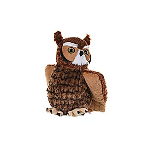 Wild Republic Great Horned Owl Plush, Stuffed Animal, Plush Toy, Kids Gifts, Cuddlekins 12", Model Number: 12310