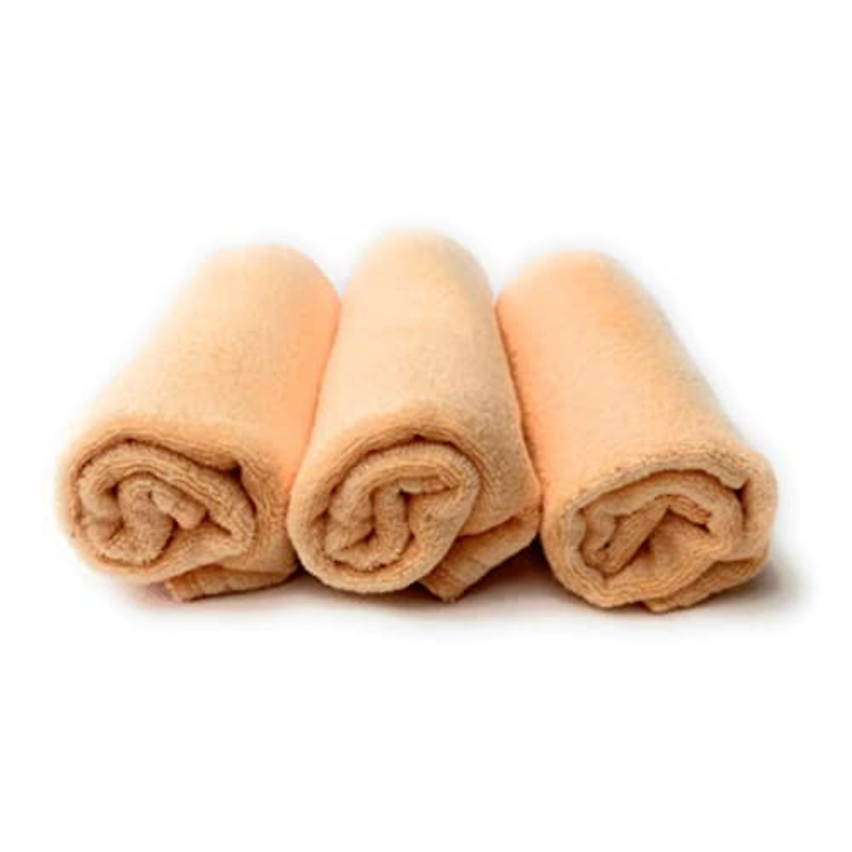 Invigor Sports Recovery and Post Surgery Orange Wash Cloths for Face and Body, Set of 3 Wash Cloth Double Sided Towels Made in USA