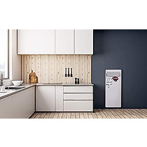 AdirHome Built-in Laundry Hamper, Clothes Hamper with Lid Wall Laundry Basket, Wall Laundry Box, Great Space Saving Solution for Remodelled Baths, Kitchen - White