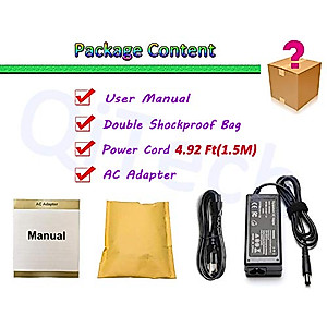 65W 18.5V 3.5A HP 2000 Laptop Charger Replacement for HP Pavilion DV7 DV6 G6 G7 DV5 DV4 DM4 G62 G72 AC Adapter Power Supply Cord