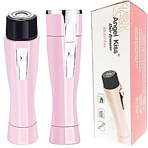 Angel Kiss Painless Facial Hair Remover for Women (Pink)