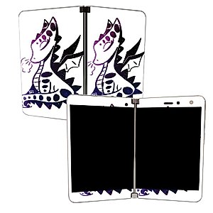 MightySkins Skin for Microsoft Surface Duo - Baby Dragon | Protective, Durable, and Unique Vinyl Decal wrap Cover | Easy to Apply, Remove, and Change Styles | Made in The USA