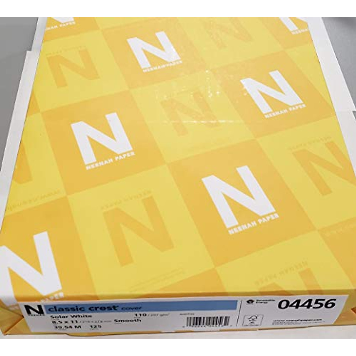 Neenah Paper 4456 Neenah 110lb Classic Crest Cardstock 8.5"X11" 125 per Package
