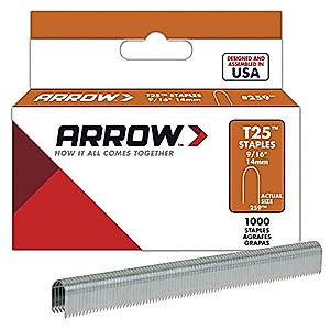 T25 Arrow Staples 9/16" (14mm) (Pack of 1000)