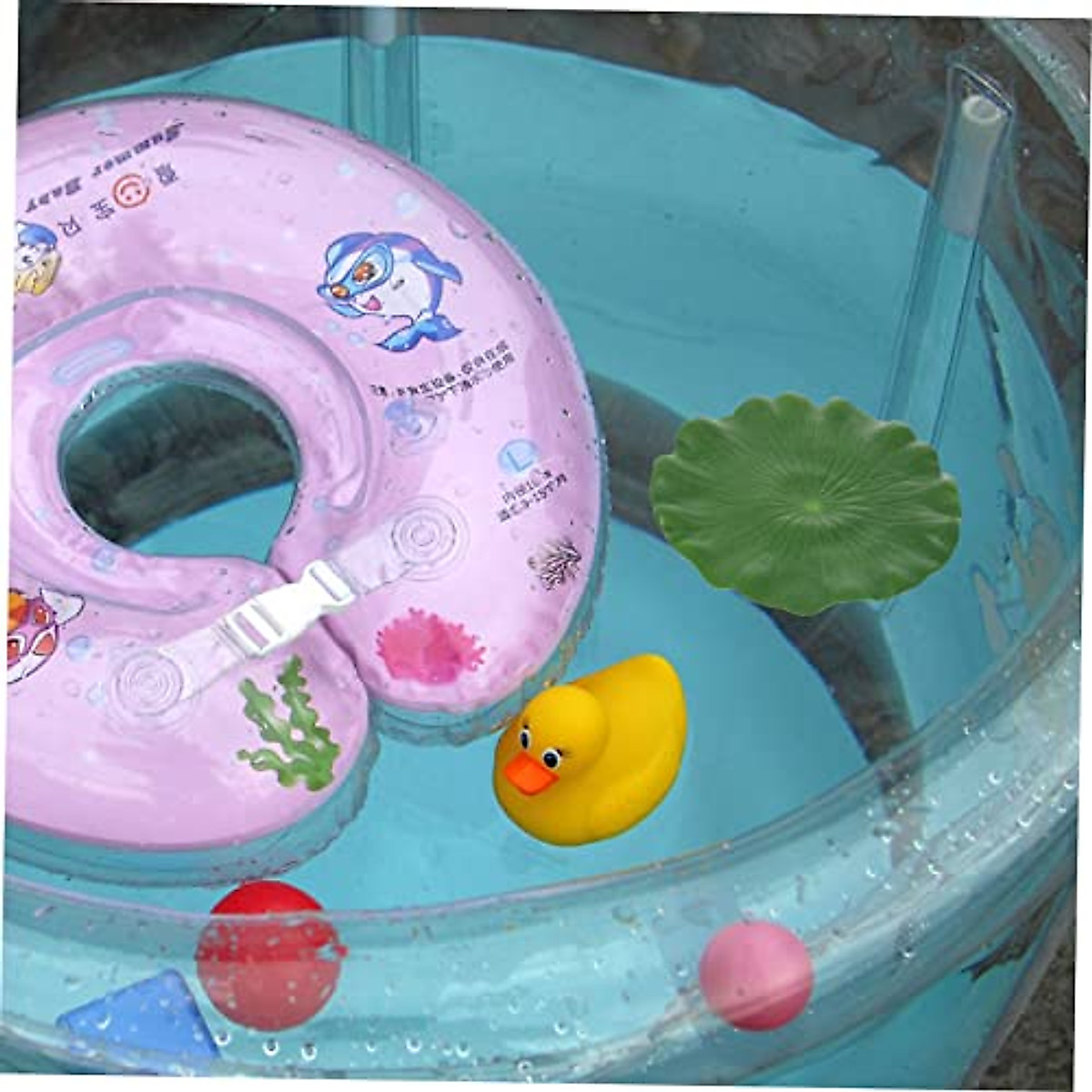 DECHOUS Lily Pad 10pcs Fish Tank Simulated Lotus Leaf Faux Greenery Artificiales para Fake Plant Decor Water Flower Floating Foam Water s Pond Lilly Pad Garden Lotus Leaves