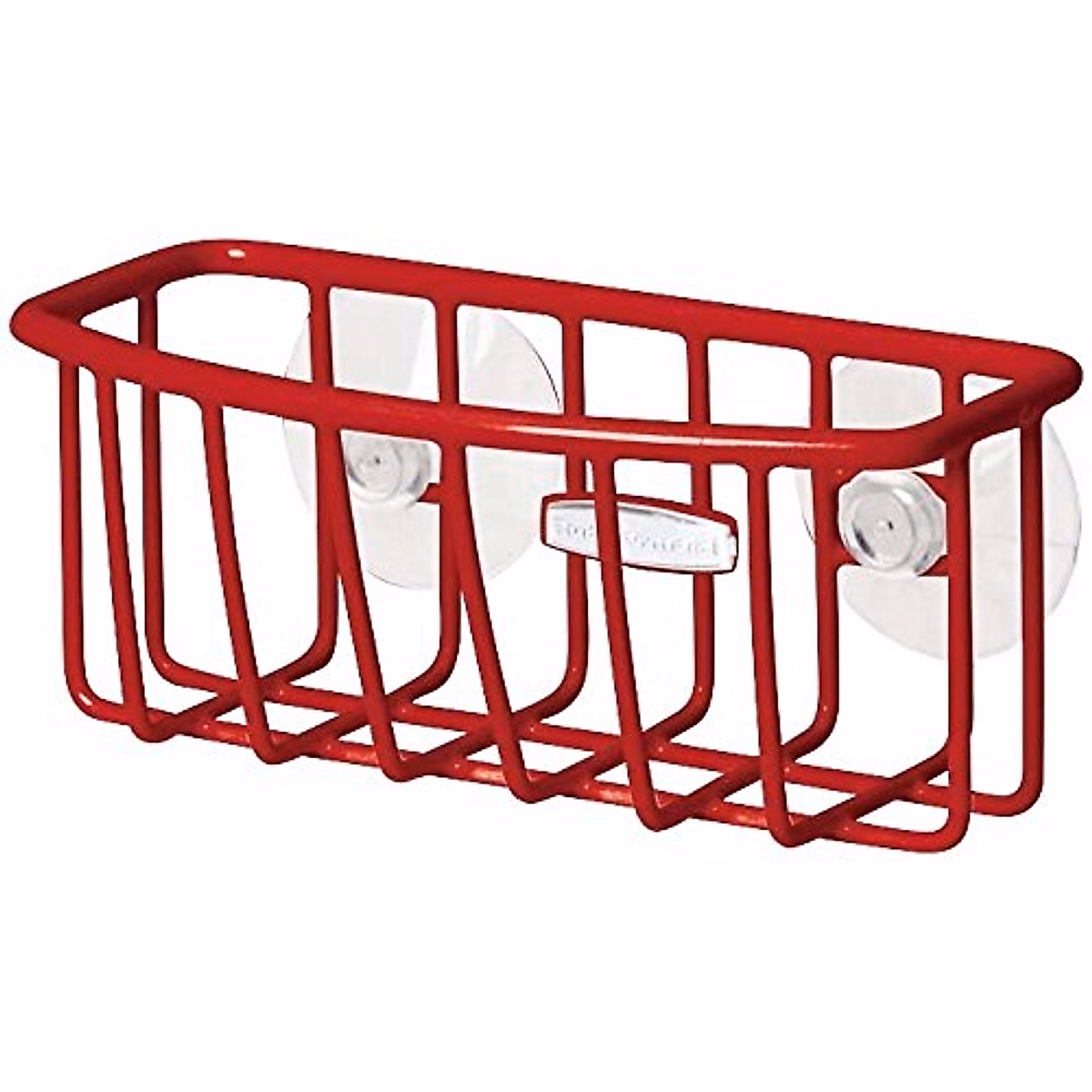 Rubbermaid Sink Set with Dish Drying Rack, Drainboard, Sponge Caddy, and Brush, Red, 4-Pieces