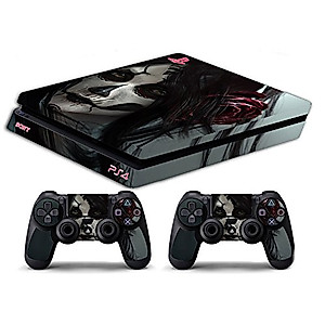 Skin Ps4 SLIM - SKULL WOMAN - limited edition DECAL COVER ADESIVA Playstation 4 Slim SONY BUNDLE