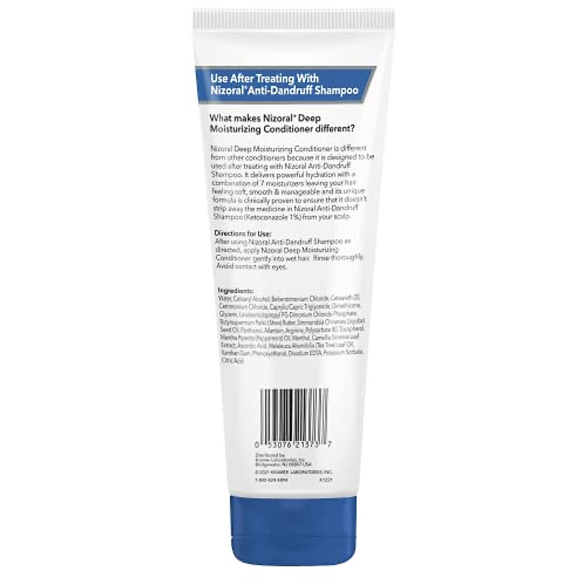 Nizoral Anti-Dandruff Shampoo, 7 oz + Deep Moisturizing Conditioner, 11 oz Bundle