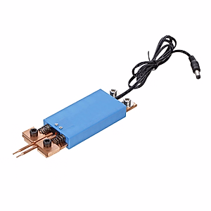 Shkalacar Integrated Type Spot Welding Pen, Automatic Trigger Weld Machine Accessory for 18650 Battery,Blue DIY Battery Spot Welder Pen