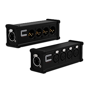 COLUBER CABLE XLR Snake 4 Channel Audio Over Ethernet - DMX Snake XLR Over Ethernet RJ45 Audio Snakes