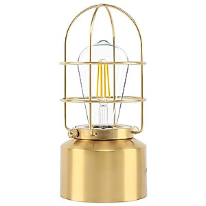 Haian Support 3-Way Dimmable Industrial Table Lamp with USB Ports