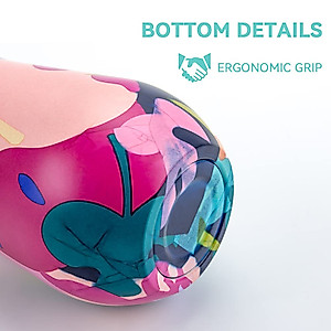 PLATINIUM Stainless Steel Wine Tumbler,12oz Vacuum Insulated Wine Tumbler with Lid,Stemless Wine Tumbler,Keep Cold & Hot,Leak-Proof,Dishwasher Safe,Perfect for Travel & Outdoors|Forest