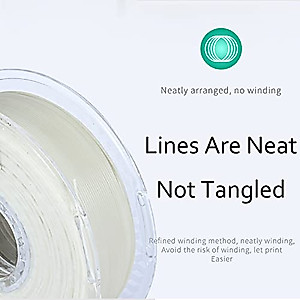 Glow in The Dark Luminous PLA Filament 1.75mm, 3D Printer Filament, Dimensional Accuracy +/- 0.02mm, 1kg Spool for All FDM 3D Printer, Glow in The Dark - Green