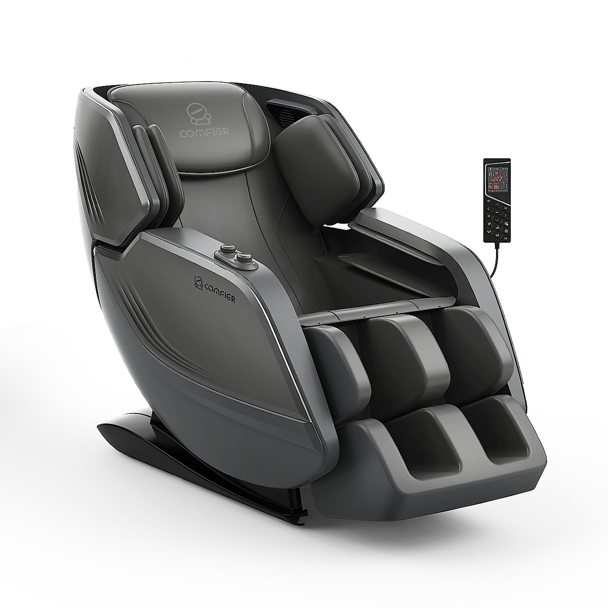 COMFIER Zero Gravity Massage Chair, SL Track Shiatsu Massage Chair Recliner, Auto Body Scan Massage Chair Full Body with Air Compression Foot Massage Yoga Stretch Heating Bluetooth
