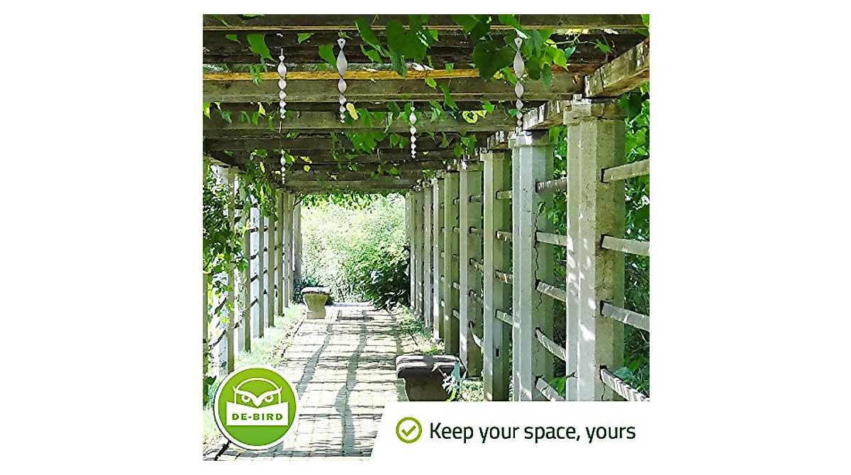 De-Bird Bird Scare Rods - Effective Woodpecker & Pigeon Repellent