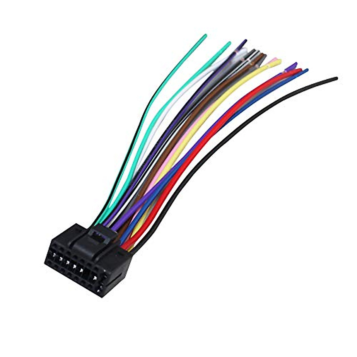 New Kenwood 2017 Into Stereo Wire Harness 16 Pin Aftermarket OEM Plug