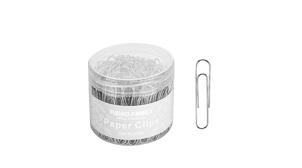 Jumbo Paper Clips 2 Inch - 200 Large Clips for Office & School
