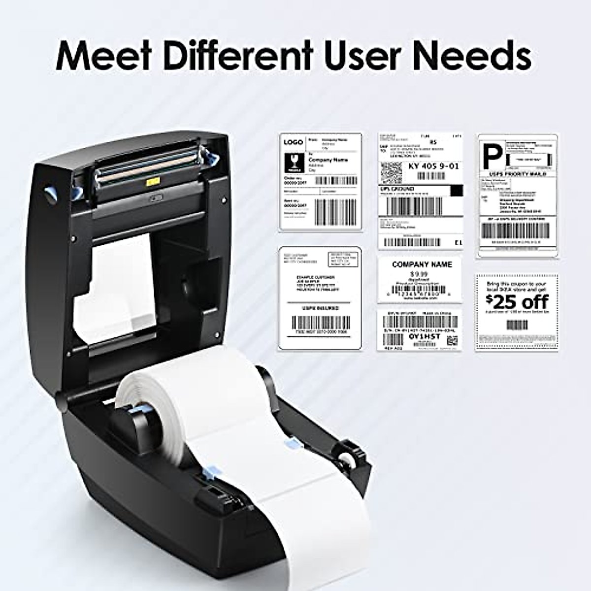 iDPRT Thermal Label Printer Desktop Label Printer for Shipping Packages, 6 IPS Label Maker Work with Windows & MAC, Compatible with USPS, Amazon, Ebay, etc.