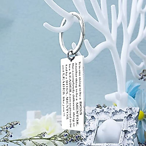 Boss Gifts for Men Lady Women Appreciation Supervisor Mentor Leader White Elephant Keychain Office Stocking Stuffers Christmas Gift Boss, Silver