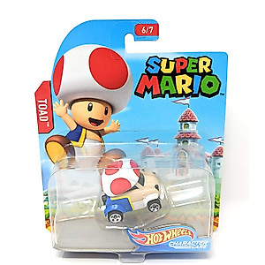 Hot Wheels 2017 Super Mario Character Cars Set of 7