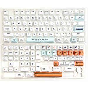 BUENA DECOR Plastic Keycaps Keyboard - PBT DYE-Sublimation, MX Style for Mechanical Keyboards, 140-key Kit Covers Tenkeyless and Fullsize Keyboards XDA Gaming Mechanical Keyboard