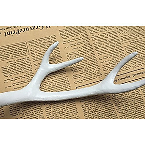 Festival Celebration Accessory Props Cos Cute White Snow Deer Reindeer Antlers Head Hair Band Photo Shoot Forest Goddess Headdress Headwear