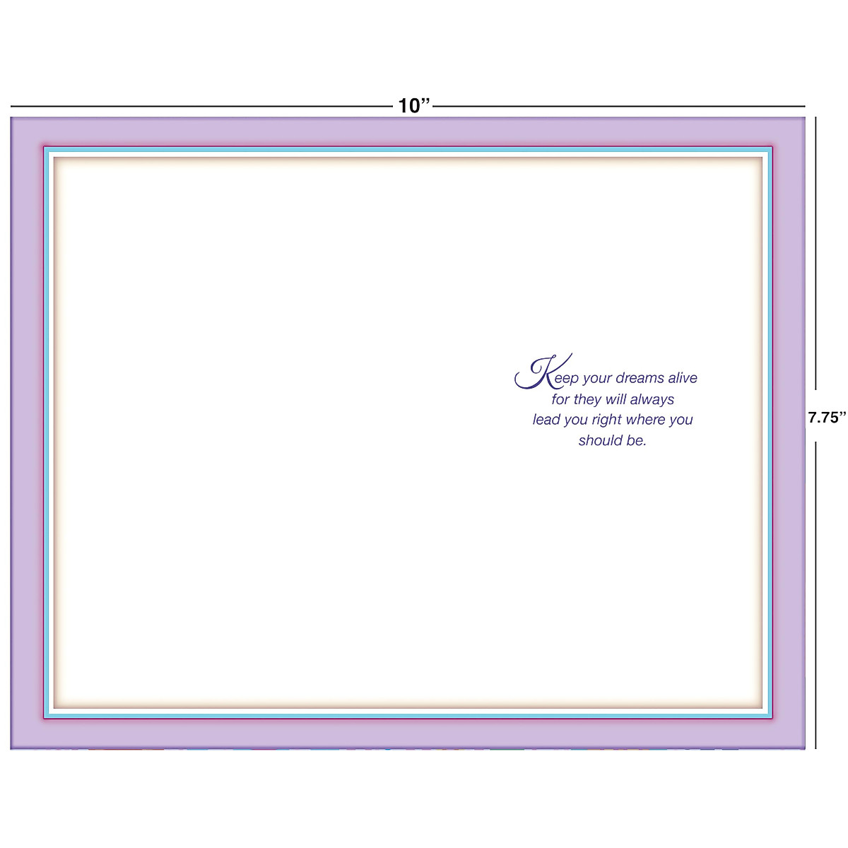 Chuck's Card-O-Rama - Granddaughter Birthday Card - Made in USA - Large Card Opens to 10" x 7.75" - Why Pay More? - 95359