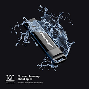 iStorage datAshur BT 64 GB | Encrypted Secure Flash Drive | Unlock via Smartphone Using Bluetooth | FIPS 140-2 Level 3 Certified | Remote Management Ready