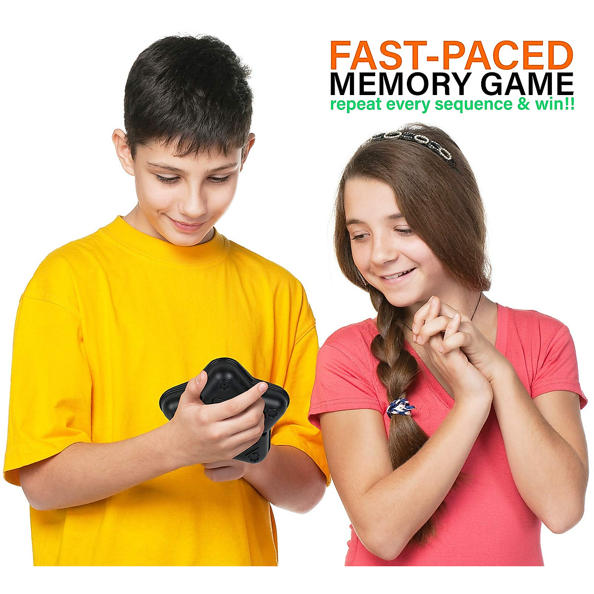 Kiddie Play Electronic Memory Game for Kids 3 and Up Repeat The Color Memorizing Toy