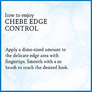 Camille Rose Black Castor Oil & Chebe Edge Control | 2 oz | Strengthening and Smoothing Gel for Hair Shine and Sculpting