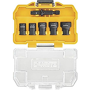 DEWALT Nut Driver Set, Detachable, 5-Piece (DWADND5)