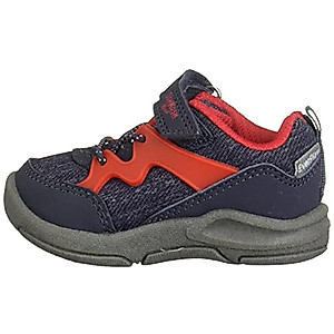 OshKosh B'Gosh B'Gosh Everplay Wizard Kids’ Tennis Shoes Boys’ Sneakers, Navy/Red, 4 Toddler