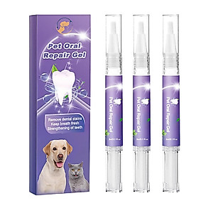 Pet Oral Repair Gel, Pet Oral Restorative Gel, Eliminate Breath, Targets Tar-Tar, Without Brushing, Pet Teeth Whitening, Pet Breath Freshener Gel Care Cleaner