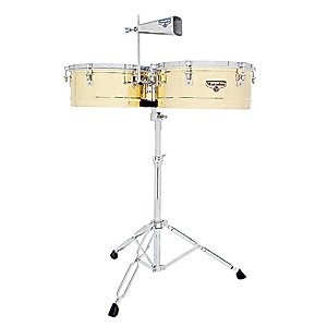 Latin Percussion M257B Timbal Brass / Chrome