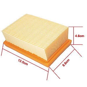 NIMTEK TS400 Air Filter with Spark Plug Tune-up Kits for STHIL TS 400 Concrete Cut Off Saw Replace 4223-141-0300