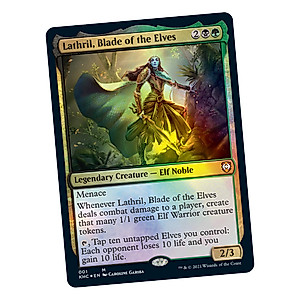 Magic: The Gathering Kaldheim Commander Deck – Elven Empire | 100 Card Ready-to-Play Deck | Green-Black