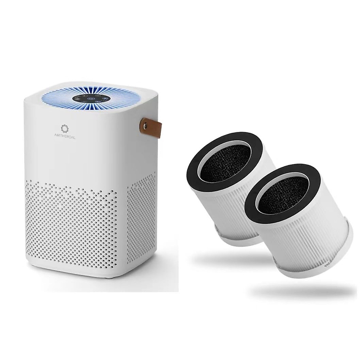 Airthereal Bundle | ADH70 HEPA Air Purifier for car, bedroom, officie and study room desktop and 2-Pack Spare Replacement Filter, Day Dawning