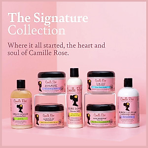 Camille Rose Almond Jai Twisting Hair Styling Butter, with Aloe and Honey, to Soften Smooth and Moisturize, for All Hair Types, 8 oz