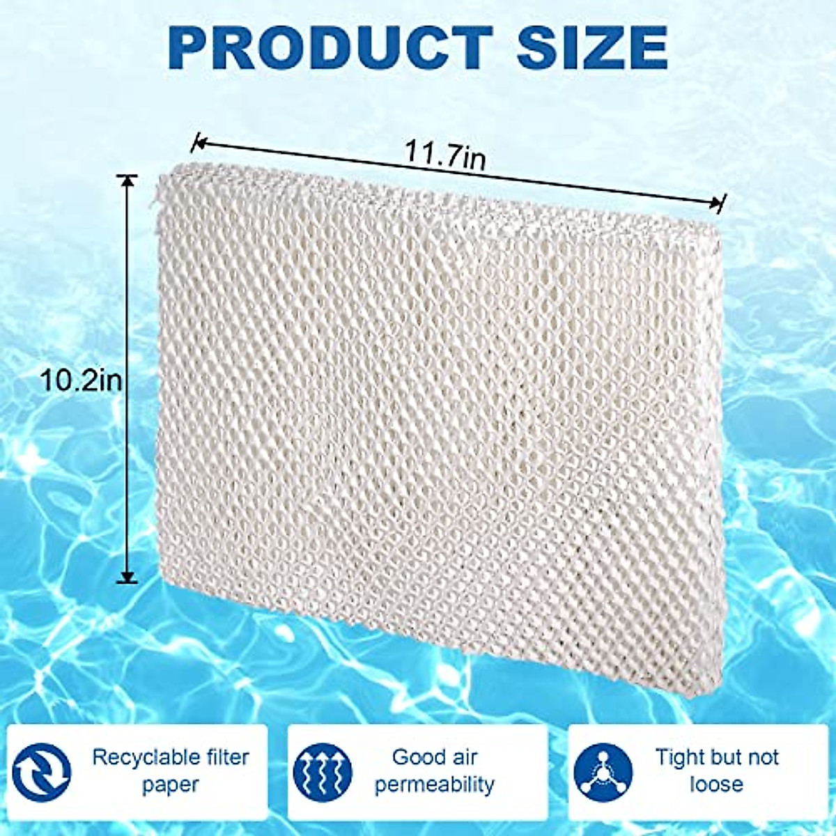 Cobectal A35 Humidifier Filter Water Panel Filter Replacement (2 Pack) Compatible with Aprilaire Humidifier Filter 350,360,560,600,700 Series Models