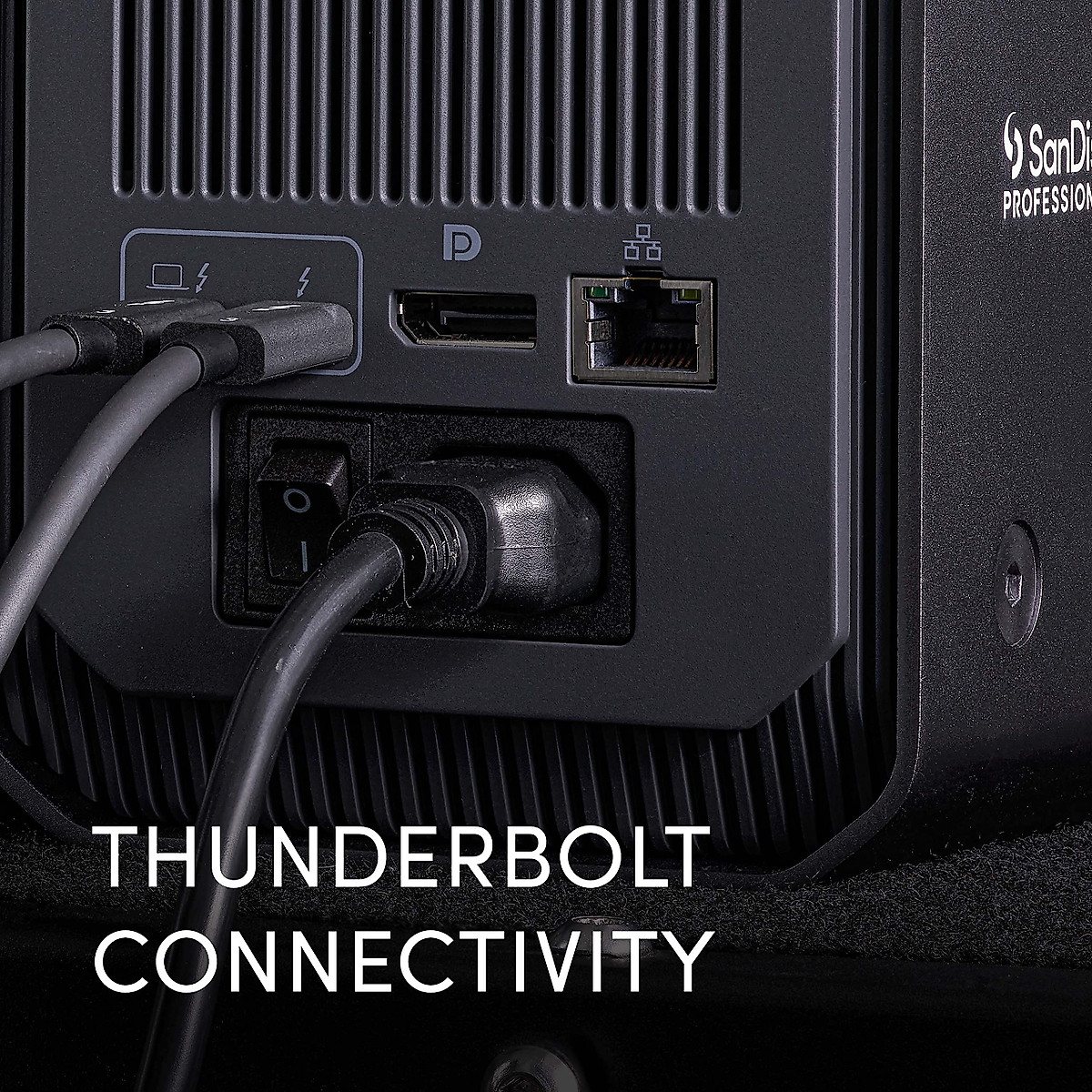 SanDisk Professional - PRO-Dock 4; 4-Bay Reader Docking Station - (1x) USB-C (USB 3.2 Gen 1) Port - SDPD14F-0000-NBAAD, Gray