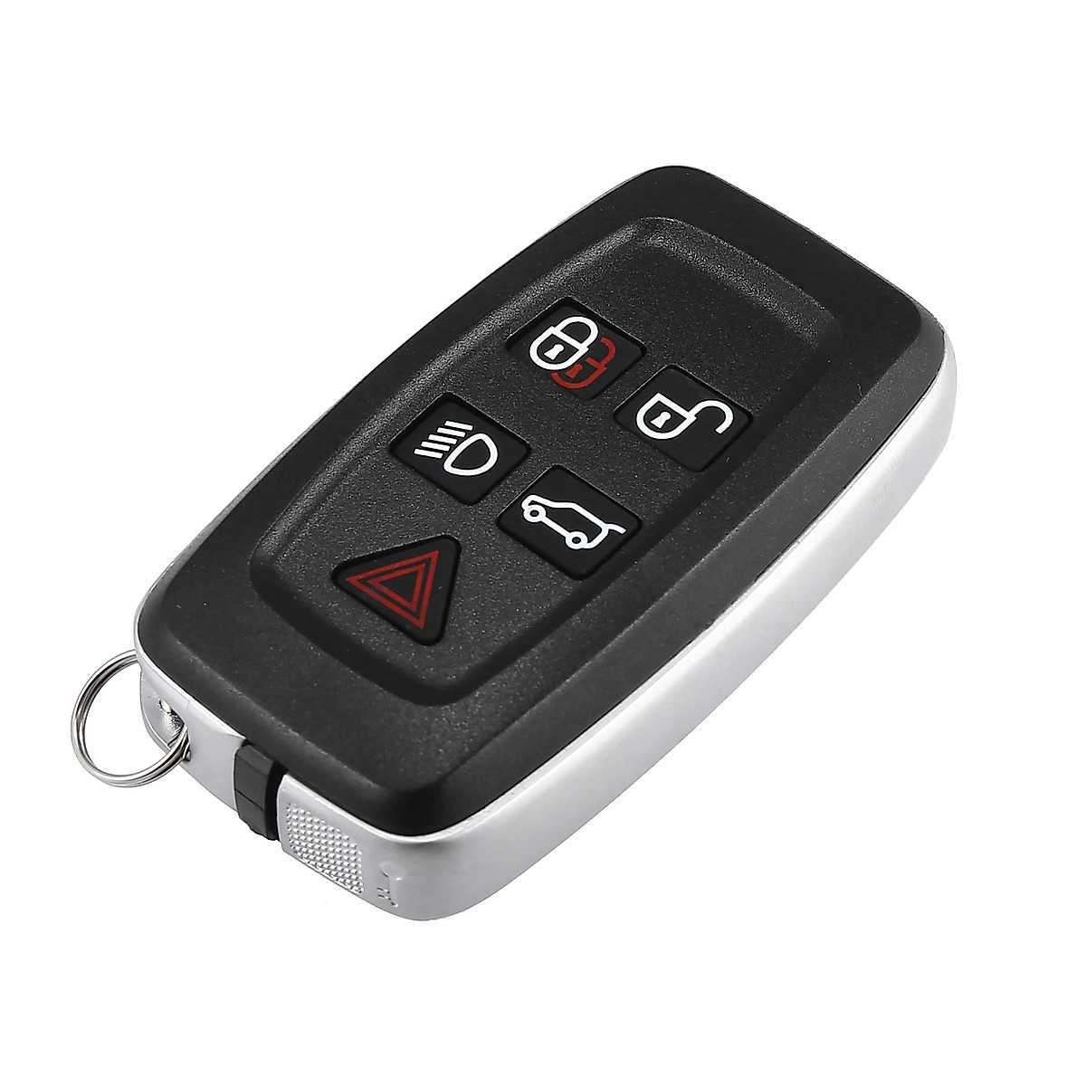 X AUTOHAUX Car Replacement Key Fob Shell Case Black for Land for Rover 2010 2011 2012 2013 2014 2015